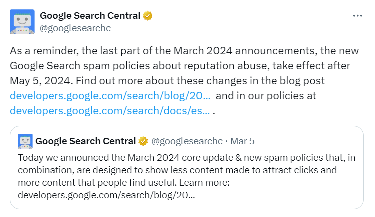 Navigating Google's Latest Search Reputation Abuse Policy Update